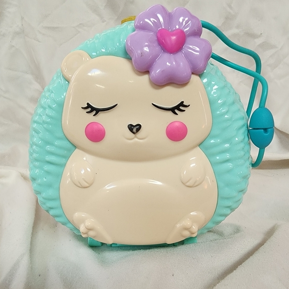 Toys | Polly Pocket Hedgehog Compact With Purple Flower | Poshmark